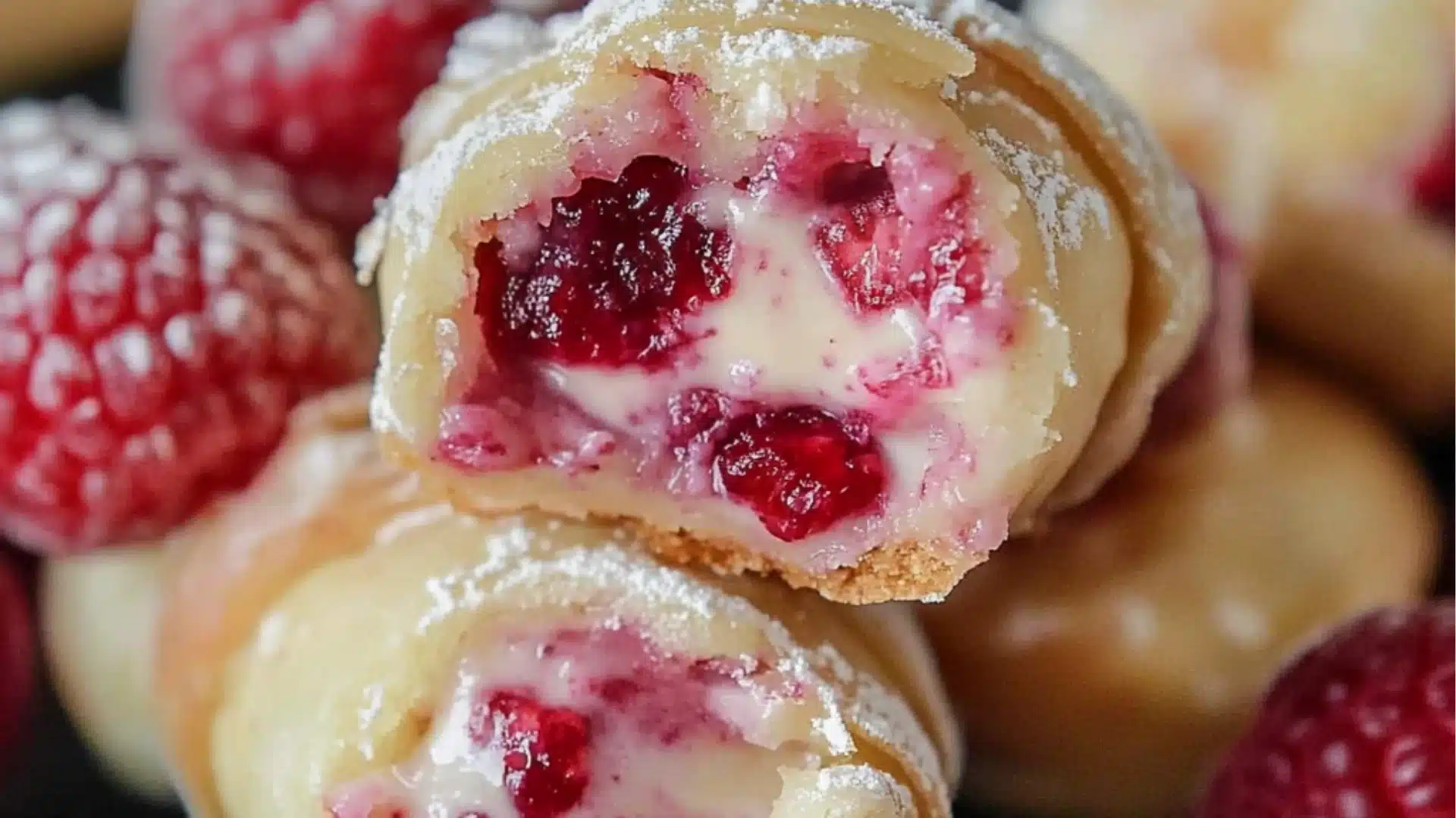 Raspberry Cream Cheese Bites : A Sweet & Tangy Delight - Lyndy's Kitchen
